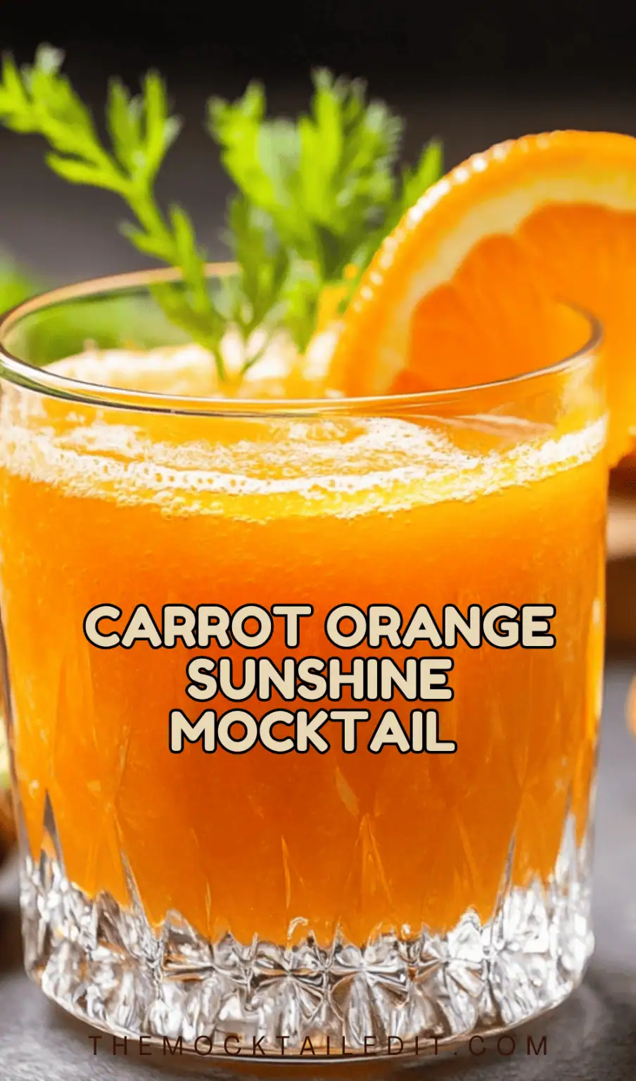 Carrot Orange Sunshine Mocktail: A Bright & Refreshing Drink for Any ...