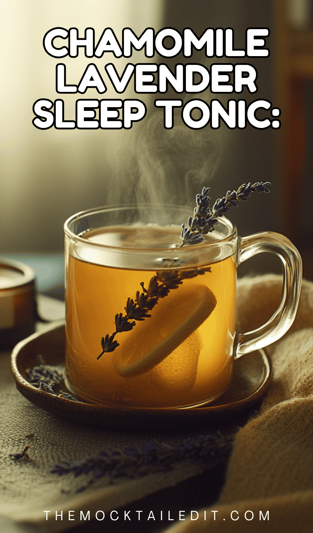 Chamomile Lavender Sleep Tonic: Your Ticket to Restful Nights - The Mocktail Edit
