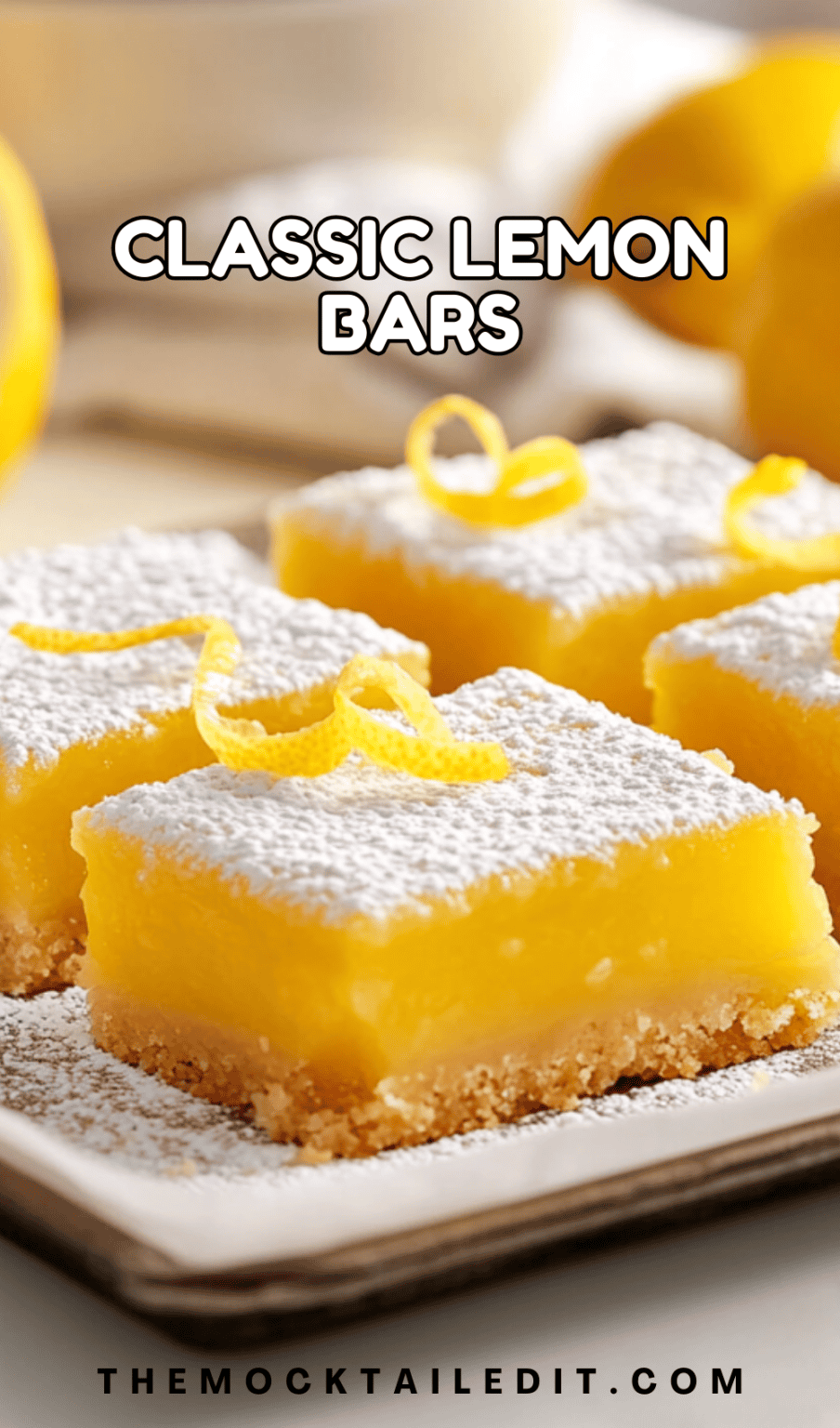 Classic Lemon Bars: Tangy, Sweet, and Perfect for Any Occasion - The ...