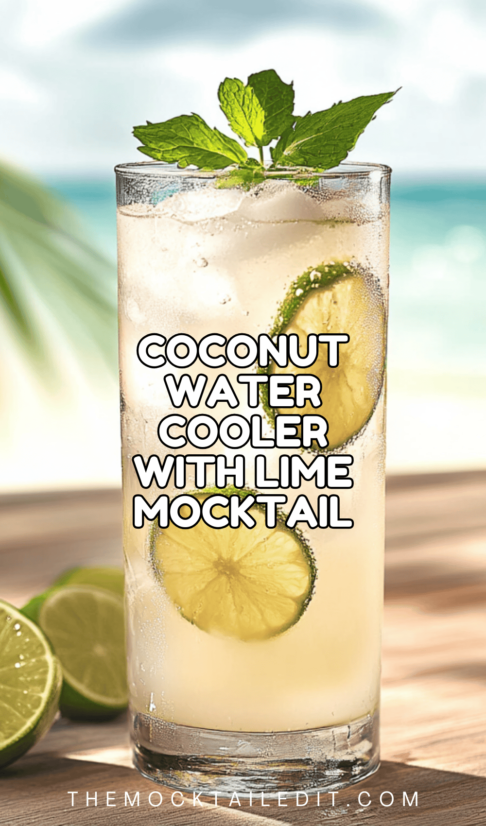 Coconut Water Cooler with Lime: A Refreshing & Hydrating Mocktail - The Mocktail Edit
