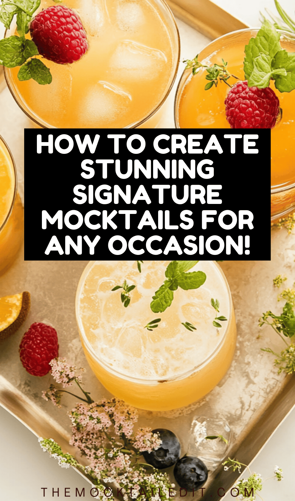 Creating Signature Mocktails for Your Guests: A Guide to Personalized ...