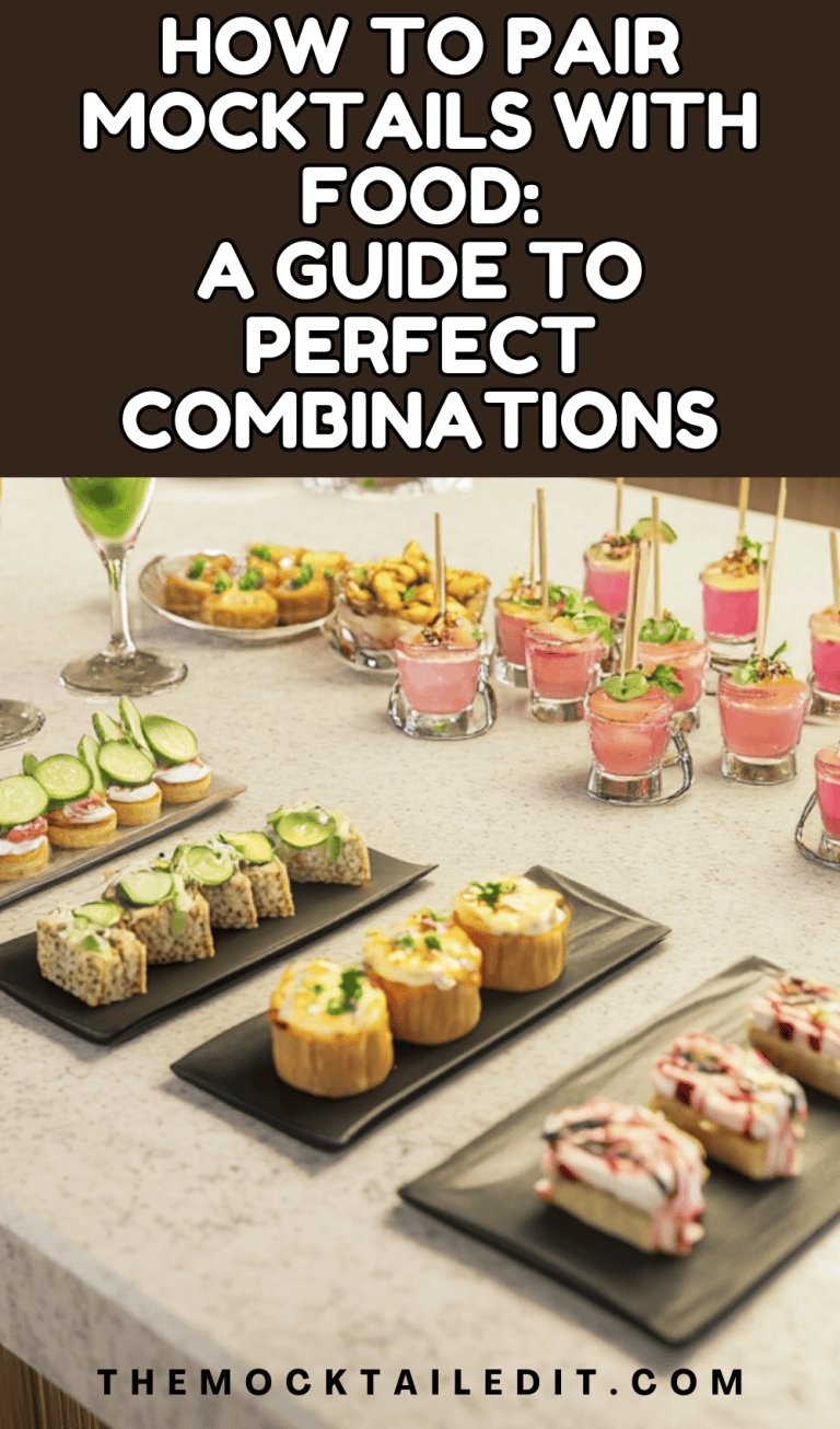 How to Pair Mocktails with Food: A Guide to Perfect Combinations - The ...