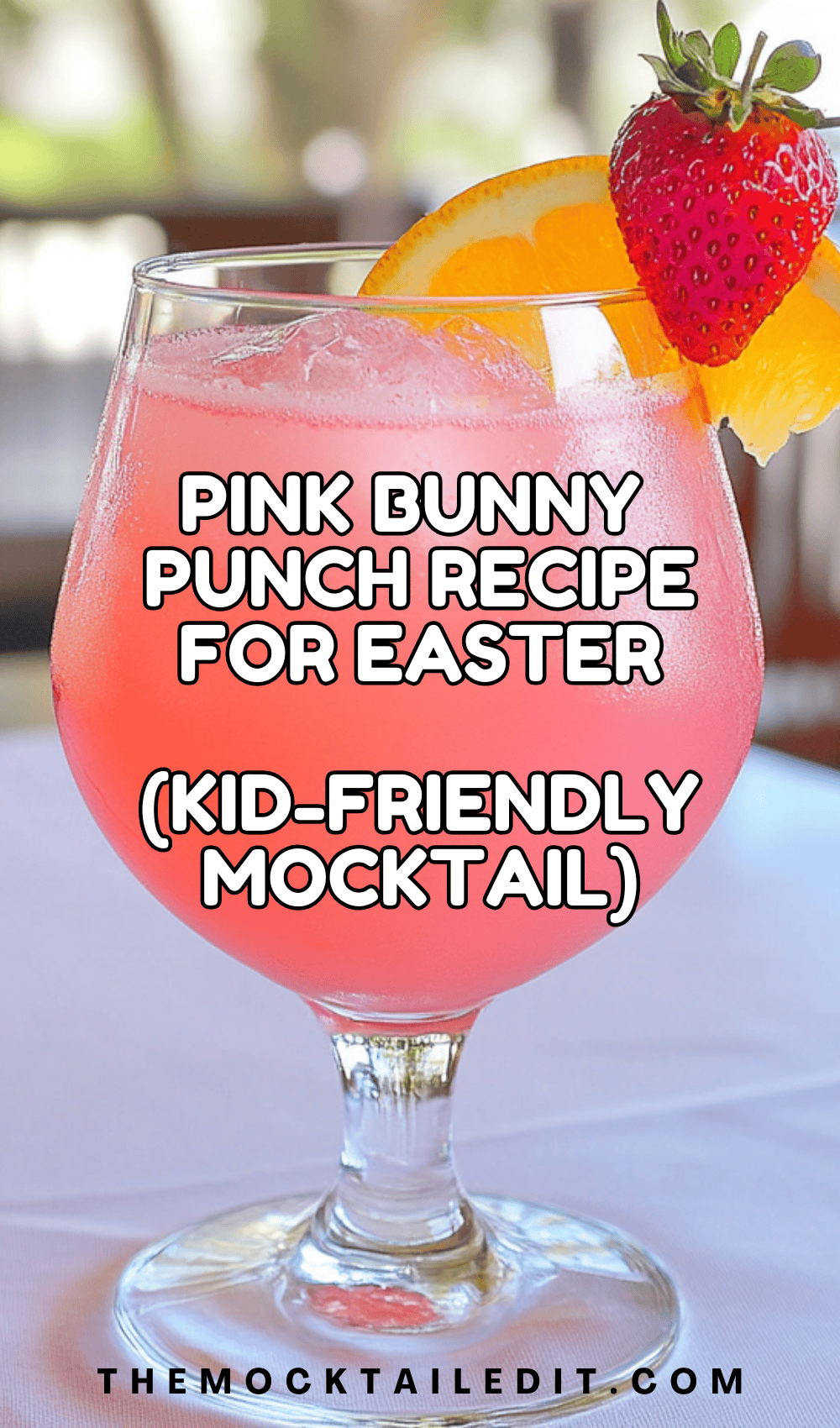 Pink Bunny Punch Recipe for Easter (Kid-Friendly Mocktail) - The ...
