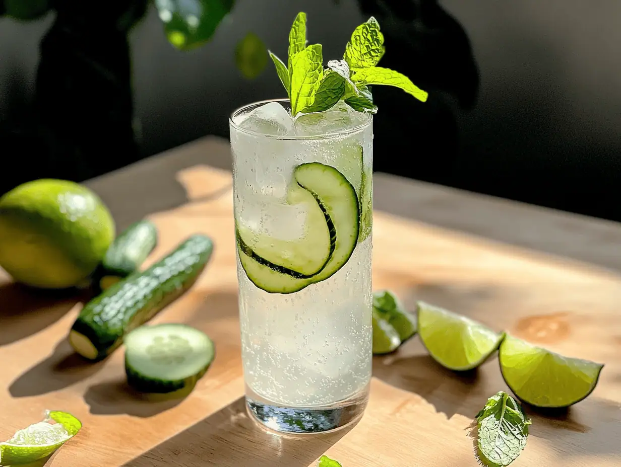 Cucumber Mint Fizz: A Crisp and Refreshing Mocktail - The Mocktail Edit