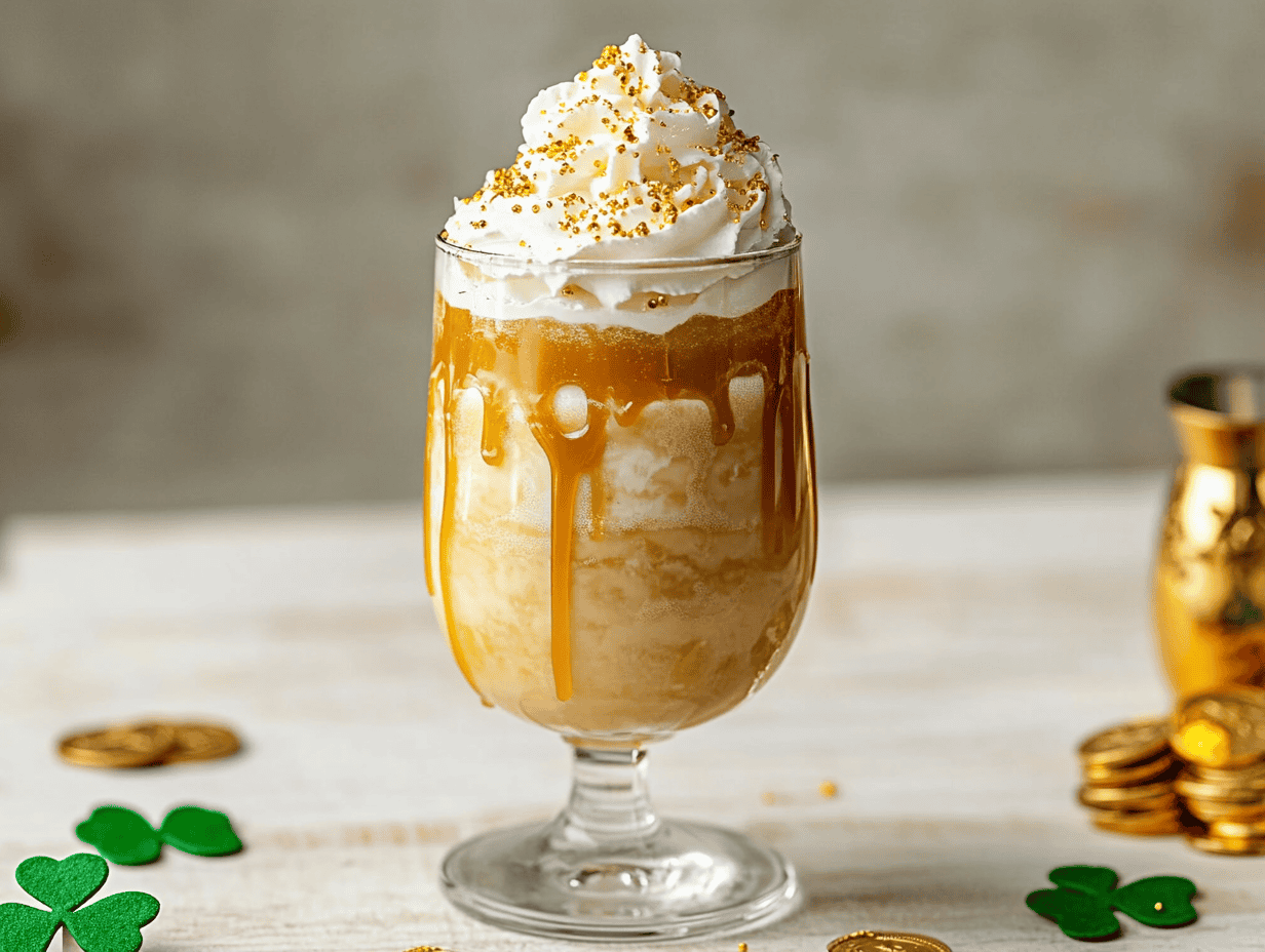 Golden Irish Cream Mocktail: A Caramel Dream - The Mocktail Edit