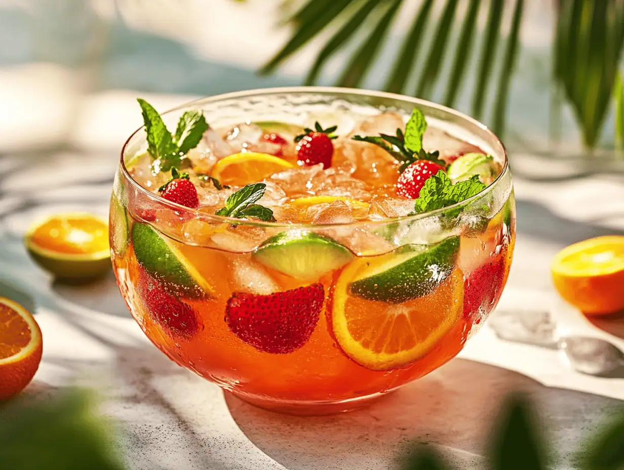 Tropical Fruit Punch is the Ultimate Crowd-Pleaser - The Mocktail Edit