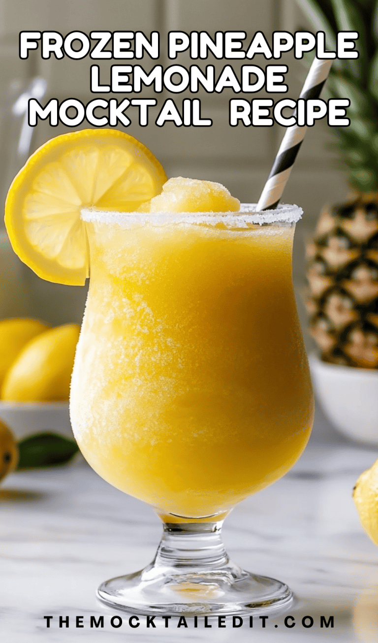 10 Refreshing Pineapple Mocktails You Need to Try - The Mocktail Edit