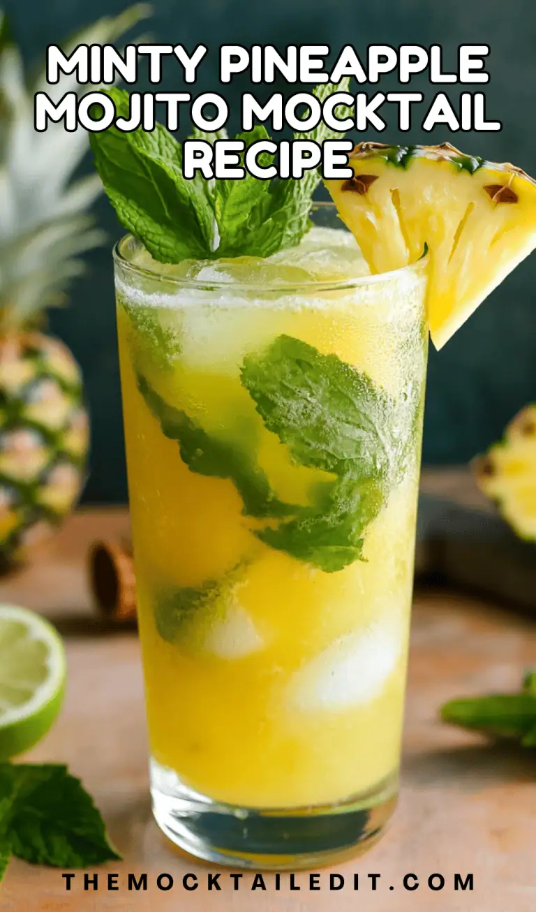 10 Refreshing Pineapple Mocktails You Need to Try - The Mocktail Edit