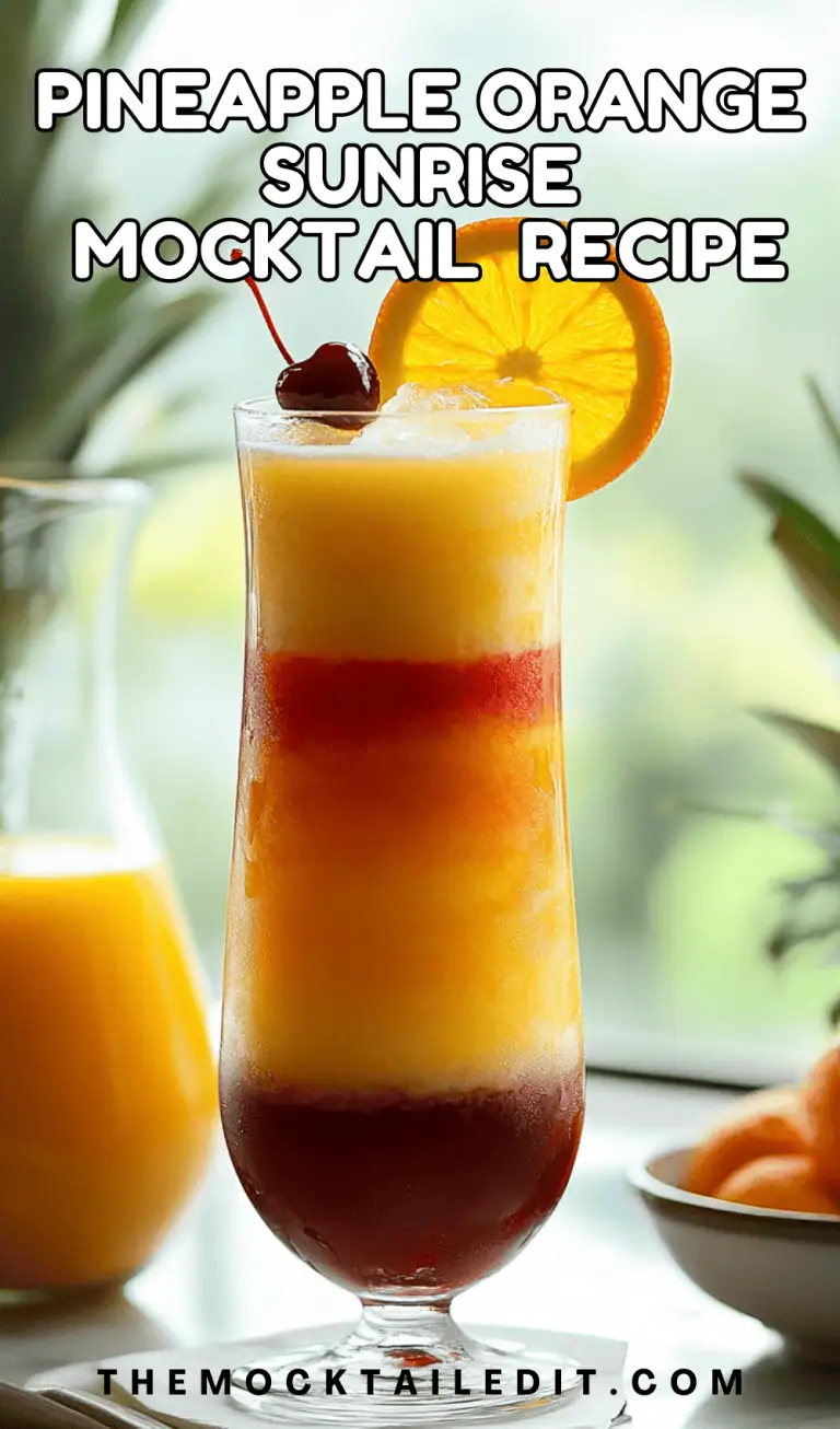 10 Refreshing Pineapple Mocktails You Need to Try - The Mocktail Edit