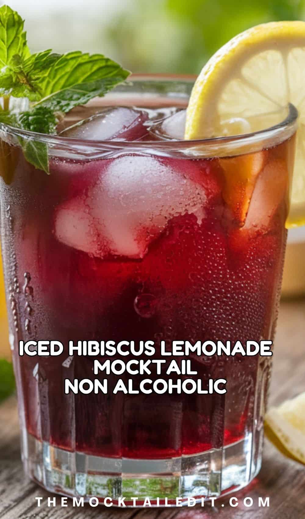 Iced Hibiscus Lemonade: A Bold, Tangy, and Refreshing Twist on a Classic - The Mocktail Edit