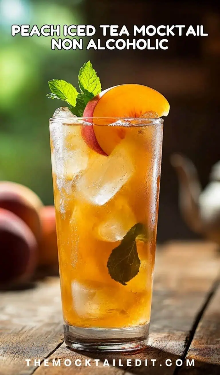 Peach Iced Tea Mocktail: Classic, Smooth, and Refreshingly Sweet - The ...