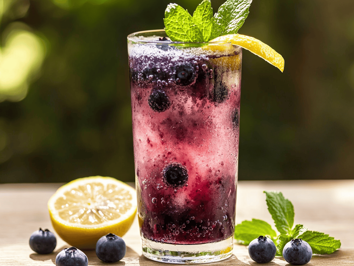 Blueberry Lemon Spritzer: Bright, Tangy, and Bursting with Flavor - The ...