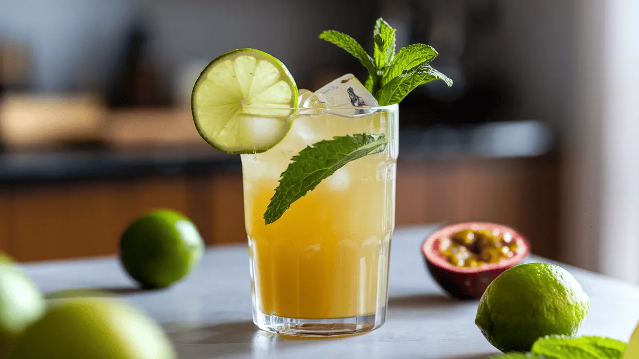 Passionfruit Lime Cooler Mocktail: A Tropical Dream Come True - The ...