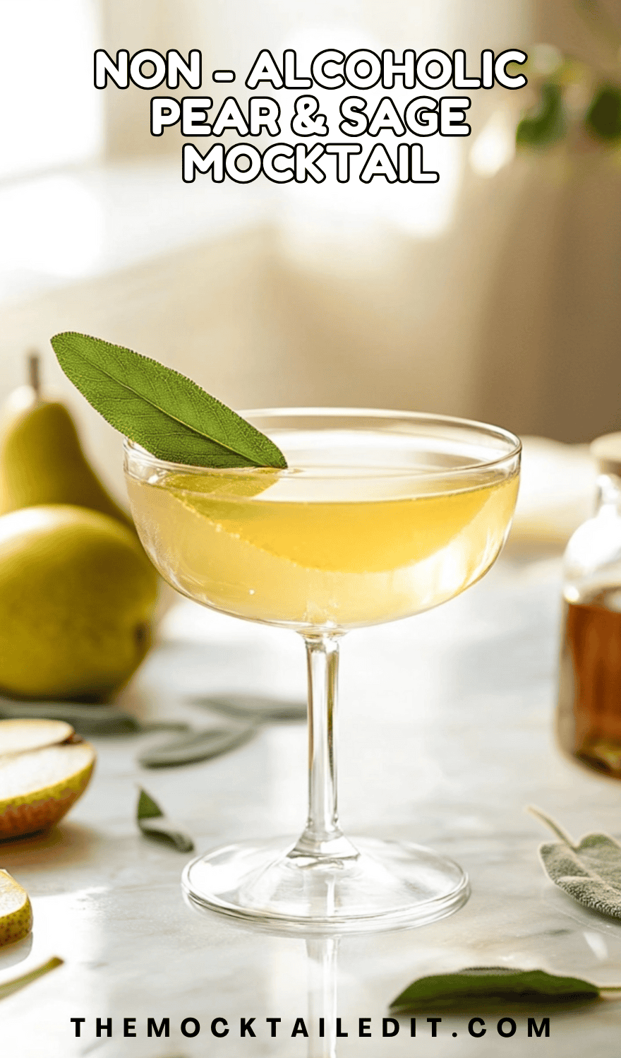 Pear and Sage Mocktail: Subtle, Herbal, and Effortlessly Elegant - The ...